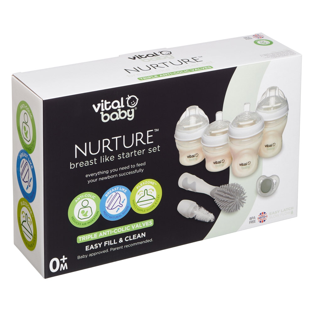 Pachet pentru nou-nascut anti-colici Vital Baby, 7 piese - eMAG.ro