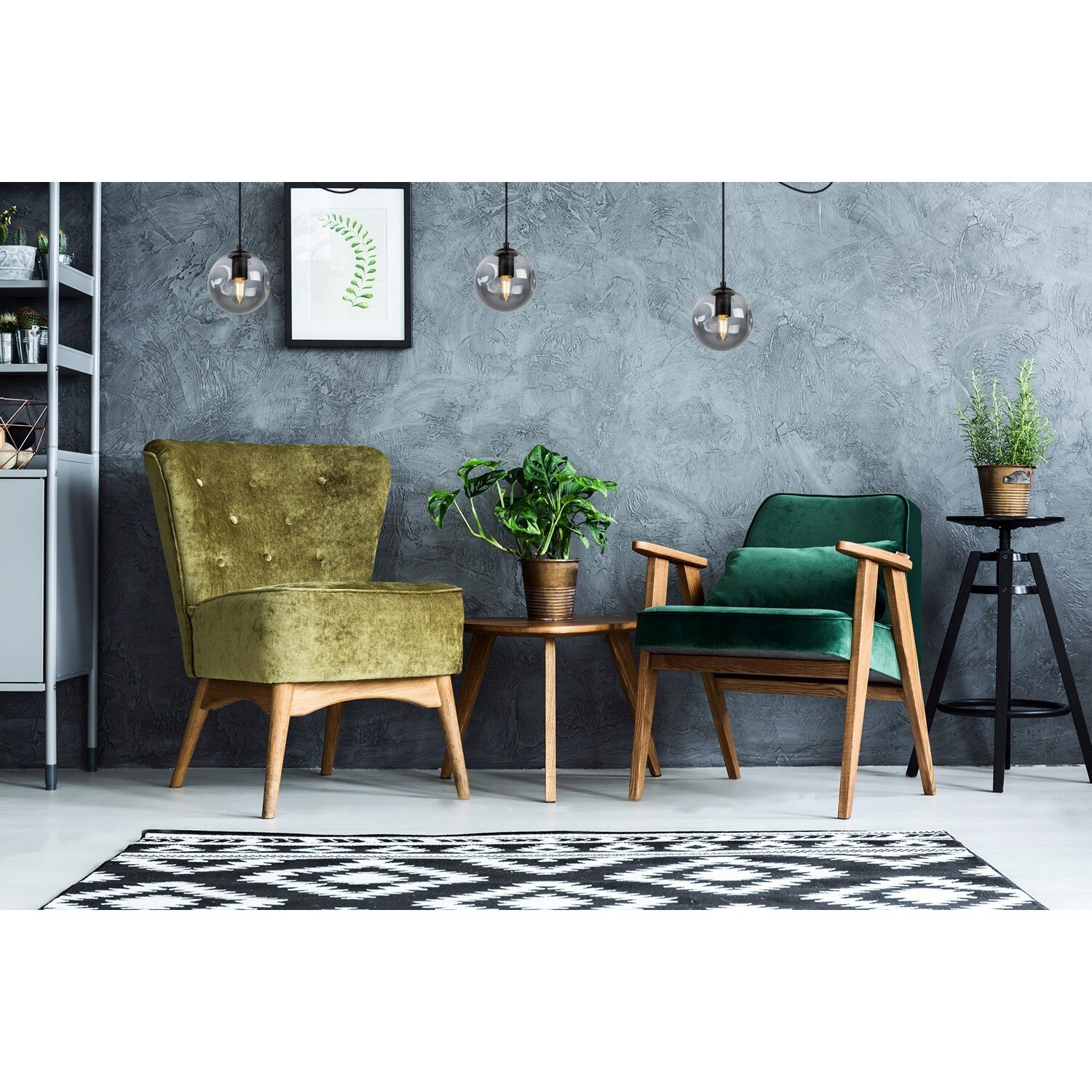 Lustra stil spider, reglabile, Sticla, Negru, 200cm, SPIDER MONAKO 2385 ...