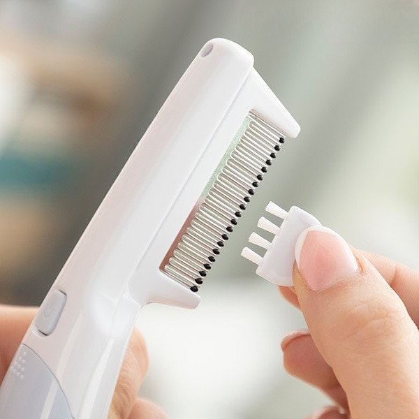 Pieptene electric pentru paduchi cu maner, OM Market, Plastic/Metal ...