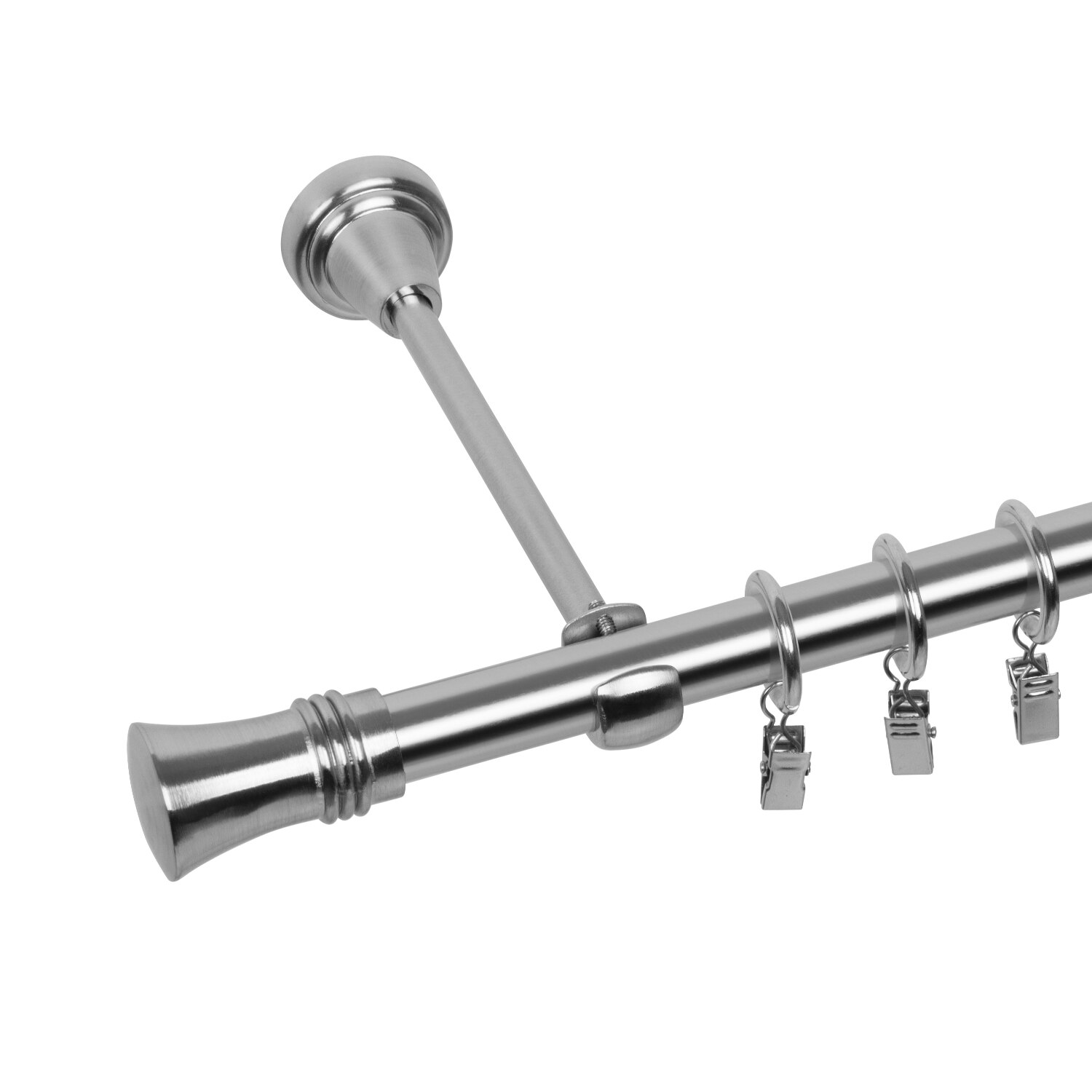 Sina pentru perdea, Rena, Metal, 19 mm/300 cm, Argintiu - eMAG.ro