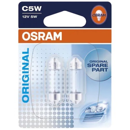 Bec auto Osram C5W Standard, 5 W, 12 V, halogen - eMAG.ro