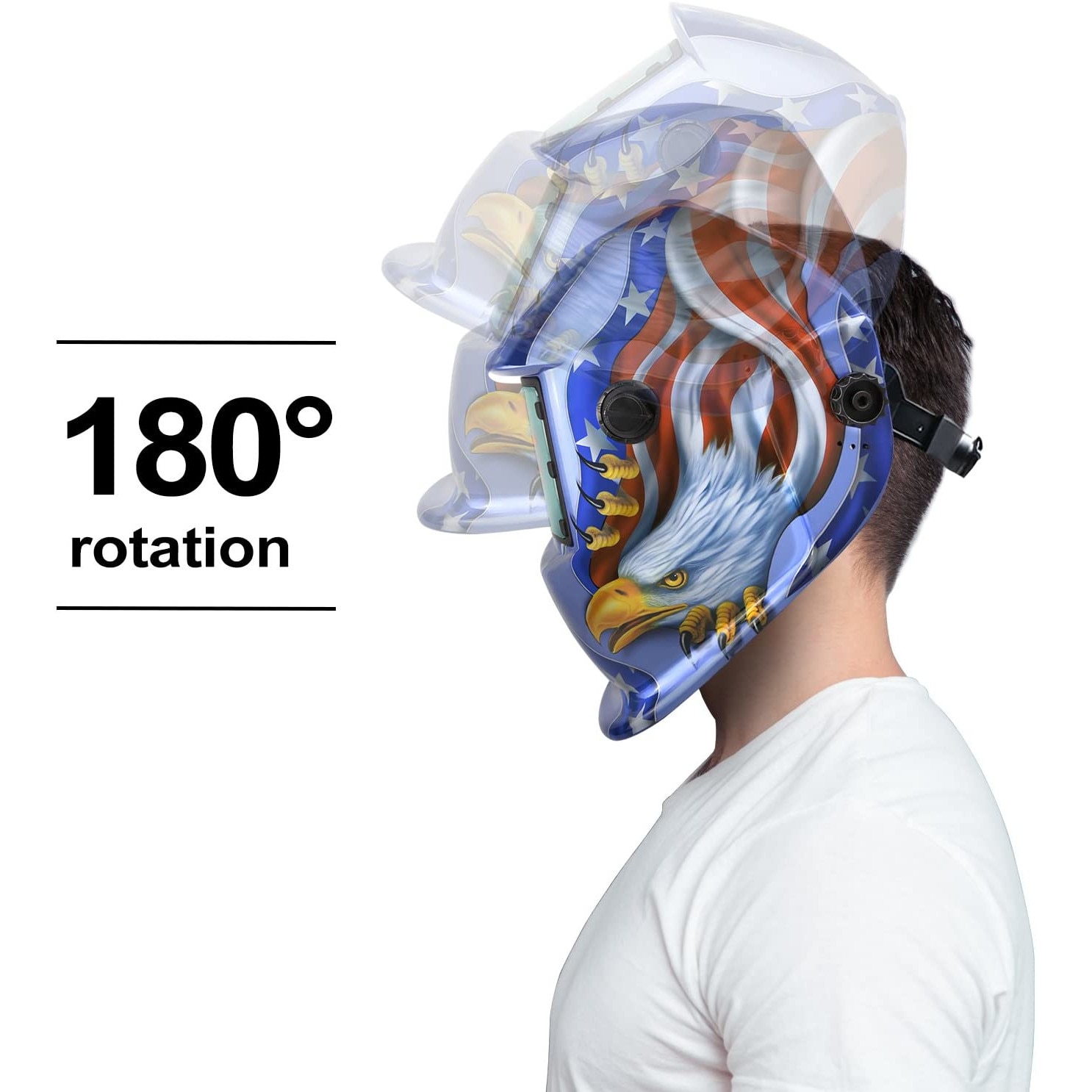 Masca de Sudura Automata Model Vultur Panou solar cu Cristale care ...