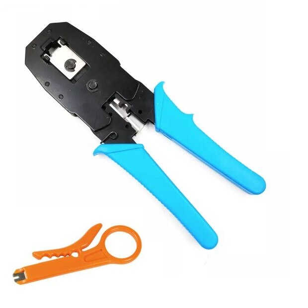 Cleste triplu LanKATT sertizat modular RJ45 / RJ11 / RJ12 / RJ9, taiat ...