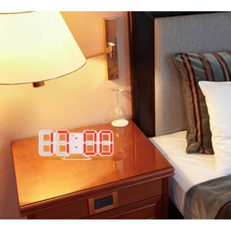 Ceas led mare Rosu digital de birou - eMAG.ro