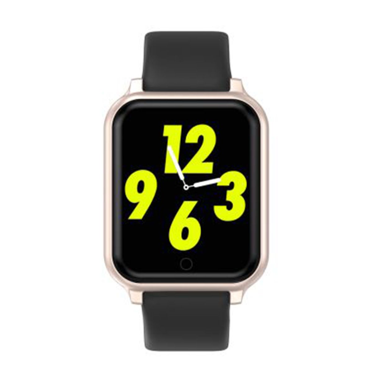 Ceas Smartwatch T70, Touchscreen, Rezistent la apa, Auriu - eMAG.ro