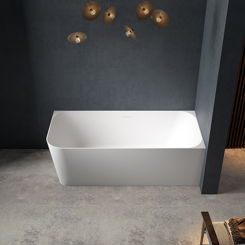 Cada de colt Maestro, 160x75x58 cm, alb lucios, colt perete dreapta ...