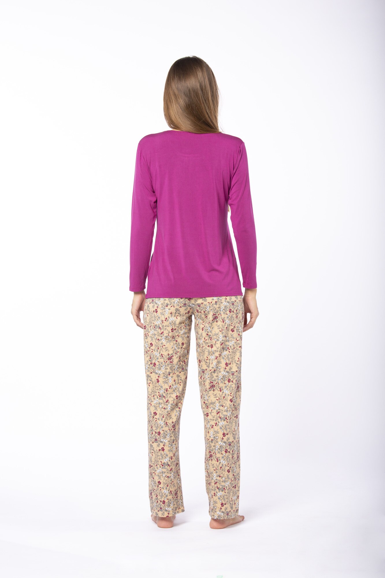 Pantalon pijama femei PFIP380, multicolor, Uniconf, XL - eMAG.ro