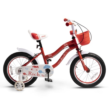 Bicicleta Copii 3-5 ani Rich Baby R1408A, Roti 14 Inch, C-Brake, Roti ...