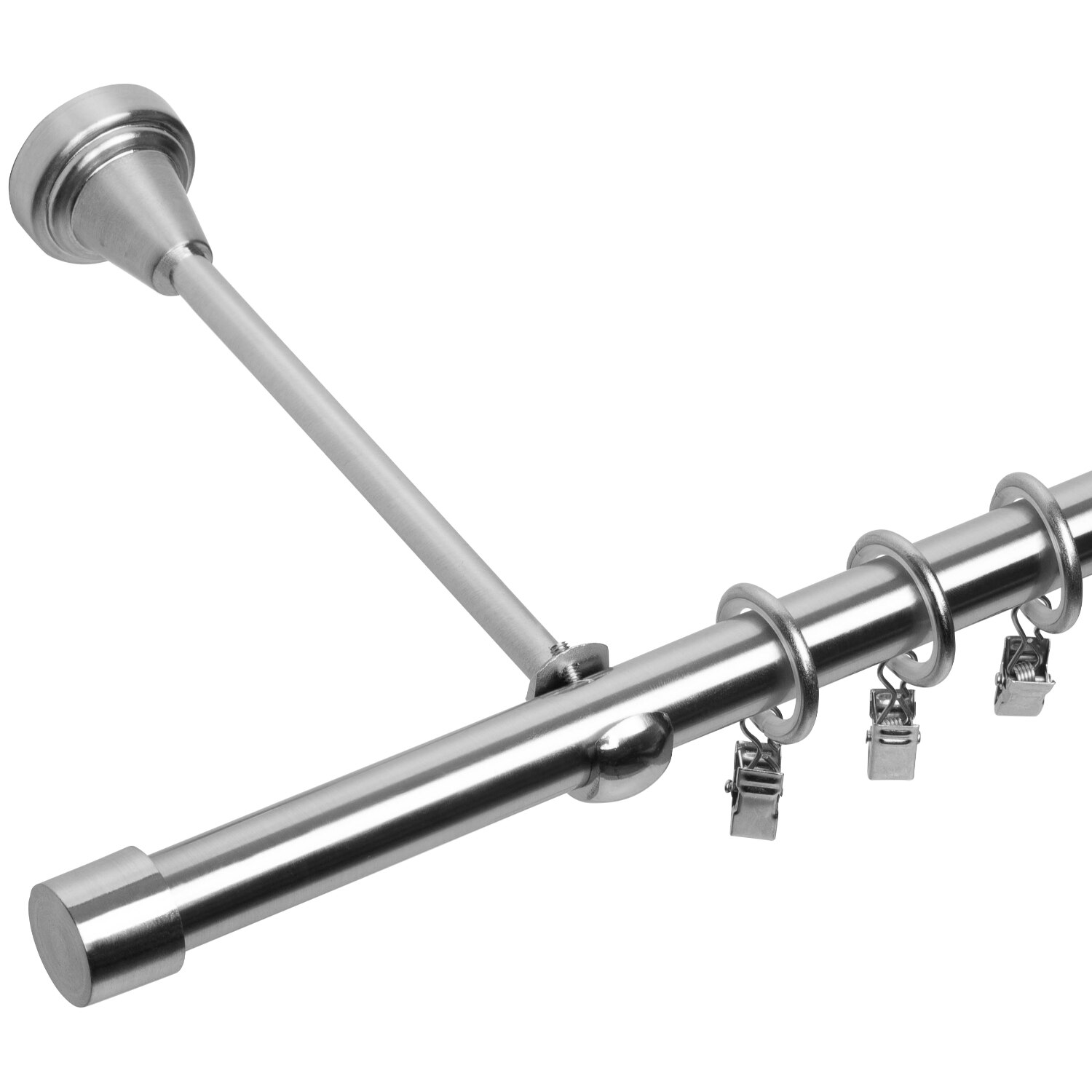 Tija metalica dubla pentru perdea Rena, Design minimalist, 160 cm ...