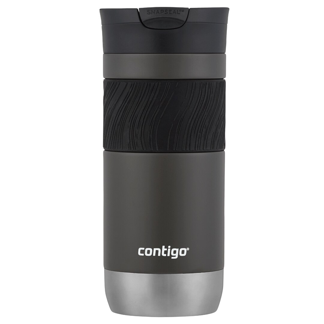 Cana termos Contigo, Inox, 470ml, Negru/Gri - eMAG.ro