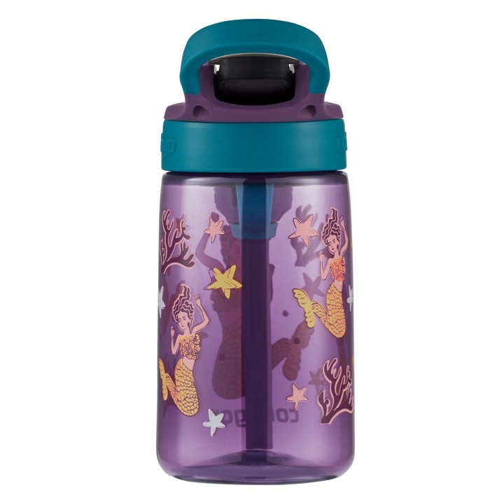 Sticla apa copii Contigo, Plastic, 420ml, Violet - eMAG.ro