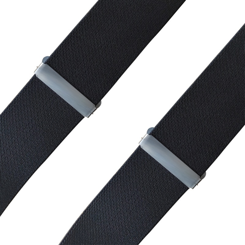 Bretele barbati, JENUOS®, Poliester/Elastic, cu 4 inchizatori metalice ...