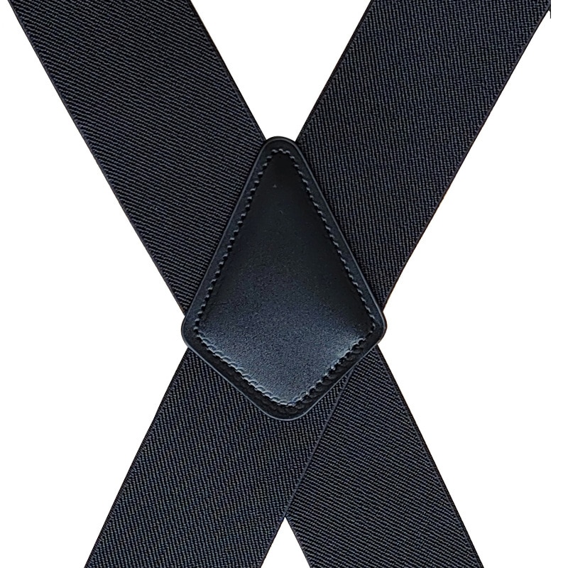 Bretele barbati, JENUOS®, Poliester/Elastic, cu 4 inchizatori metalice ...