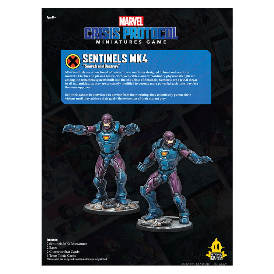 Sentinels MK4 figurakészlet, Marvel Crisis Protocol, Atomic Mass Games ...