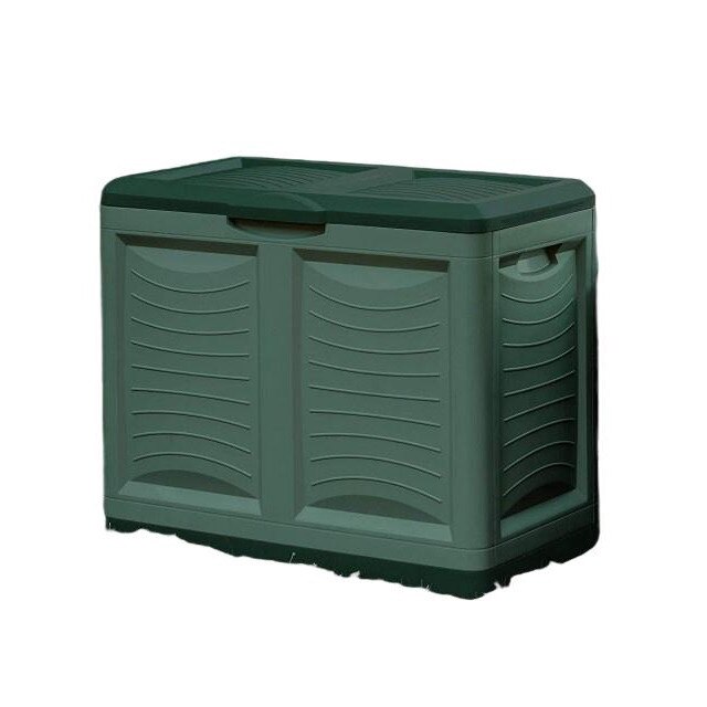 Container gunoi, Frankystar, Plastic, 200l, 78x45x64cm, Verde - eMAG.ro