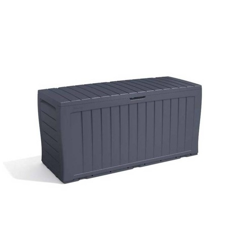 Cutie de depozitare exterior 270 l, Keter, Plastic, Gri antracit - eMAG.ro