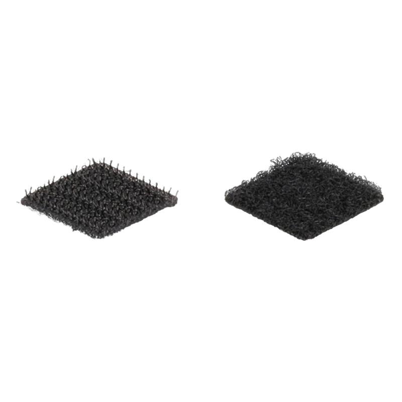 Set 64 autocolante tip velcro, Delock, 32 perechi, Forma patrata, 20 mm ...