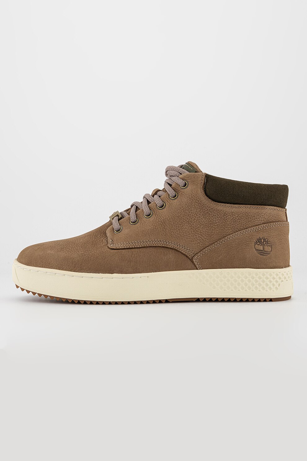 Timberland, Pantofi sport mid-cut de piele Cityroam, Maro taupe, 11 ...