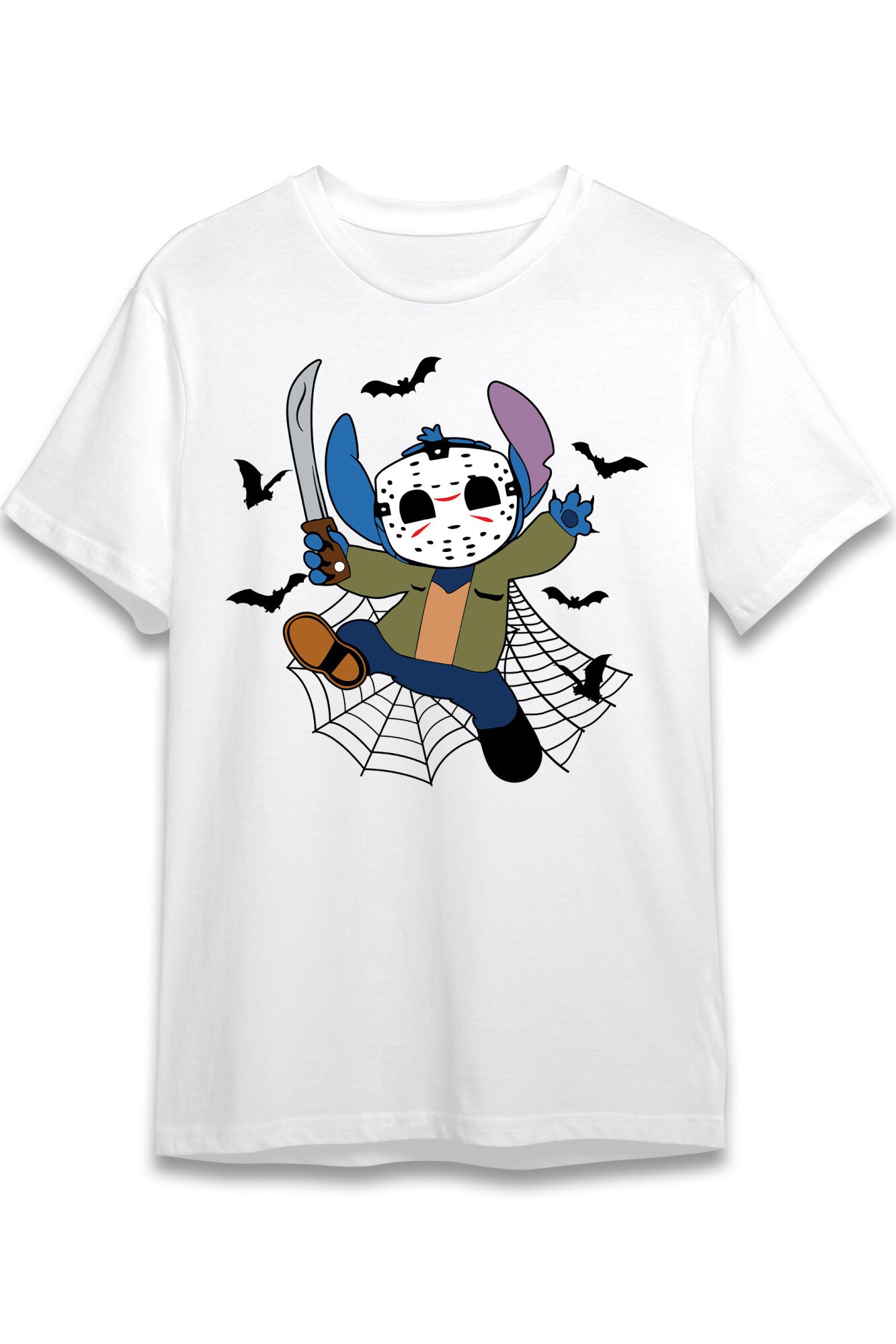 Tricou Stitch x Jason Voorhees, Lilo si Stitch & Friday the 13th ...