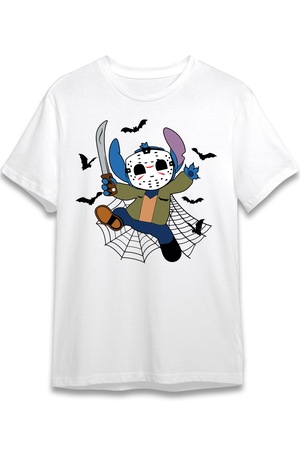 Tricou Stitch x Jason Voorhees, Lilo si Stitch & Friday the 13th ...