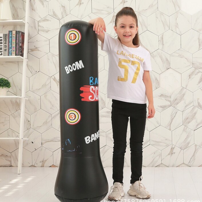 Sac Gonflabil Box Copii, PVC, 120x65 cm, Negru - eMAG.ro