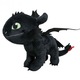 Jucarie de plus Dragons - Toothless, negru, 25 cm - eMAG.ro