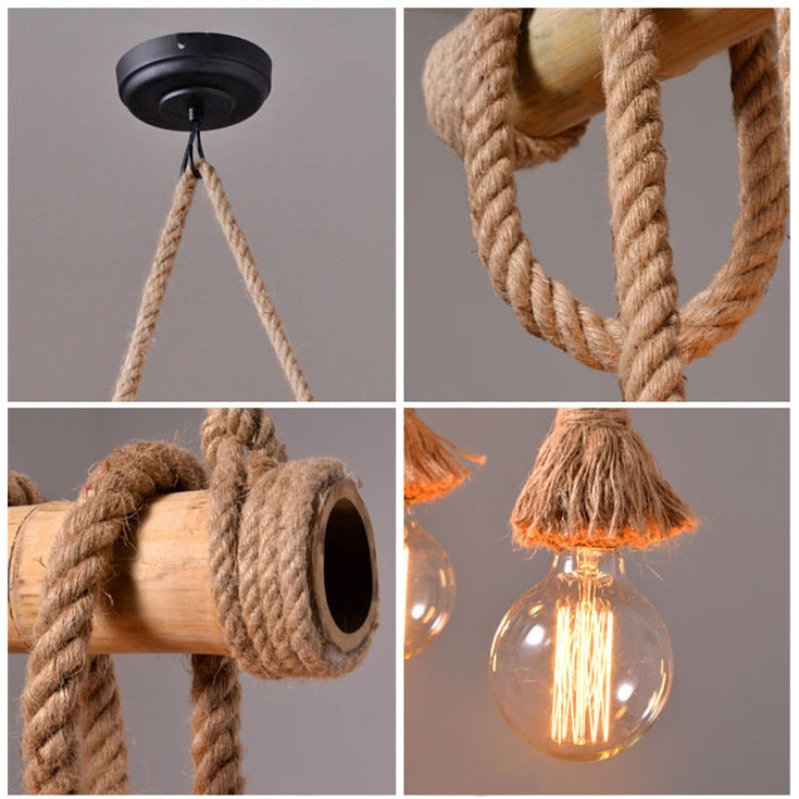 Pendul Rustic RFAN, Model 8395-4P, 4 X E27, Inaltime Reglabila - eMAG.ro