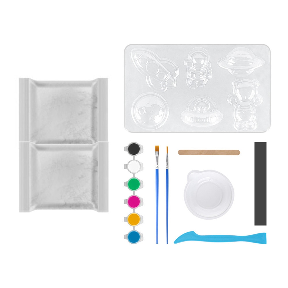 Kit creativ DIY, Color Day, Plastic/Gips, Multicolor, 5+ - eMAG.ro