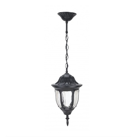 Felinar cu Lant, 1xE27, Negru, Aluminiu, IP.43 - eMAG.ro