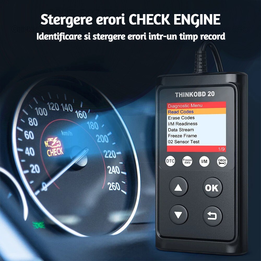 Diagnoza auto Universala ThinkCar 20 - OBD2 - eMAG.ro