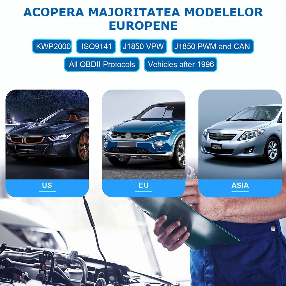 Diagnoza auto Universala ThinkCar 20 OBD2 - eMAG.ro