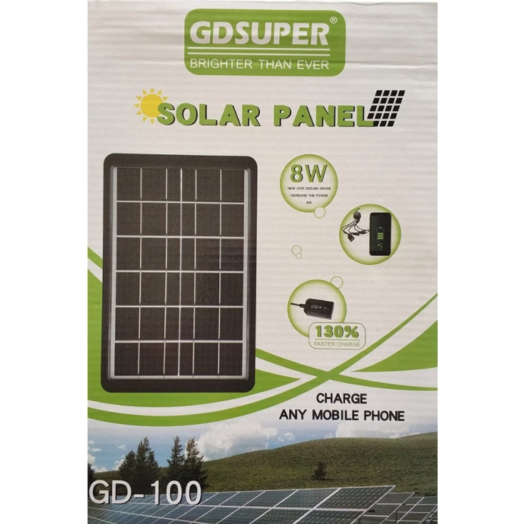 Panou solar GD100 portabil 8W GD super - eMAG.ro