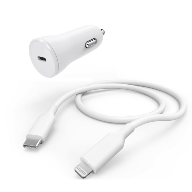 Kit incarcator auto RC-01 Fast Chargging 5/9/12v 20W USB C si cablu USB ...