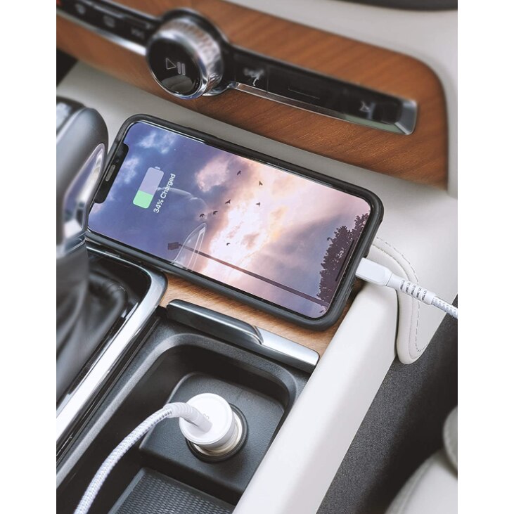 Kit incarcator auto RC-01 Fast Chargging 5/9/12v 20W USB C si cablu USB ...