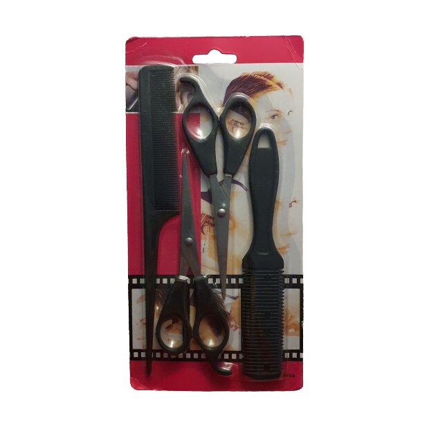 Set frizerie Alex, format din 1 foarfece pentru tuns,1 foarfeca filat,1 ...