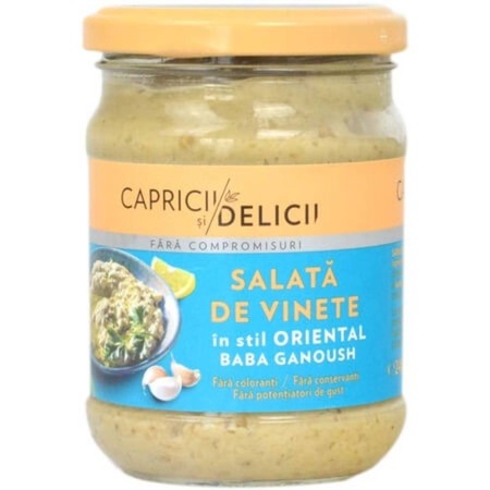 Salata de Vinete Capricii si Delicii in Stil Oriental Baba Ganoush, 240 ...