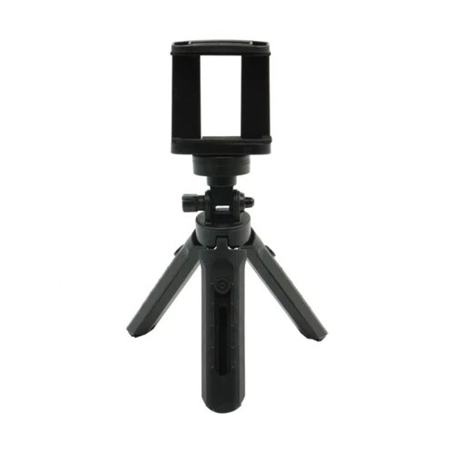 Mini trepied camera/telefon, universal, rotativ 360°, negru - eMAG.ro