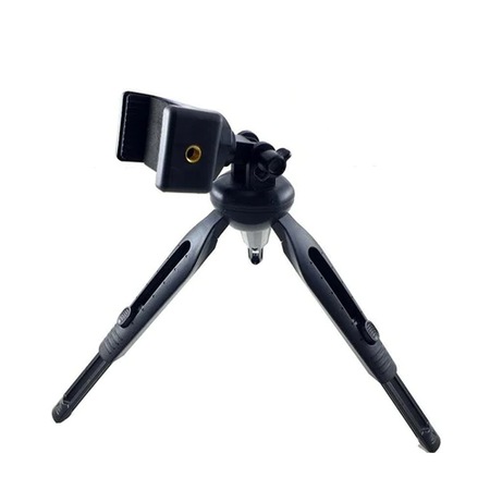 Mini trepied camera/telefon, universal, rotativ 360°, negru - eMAG.ro