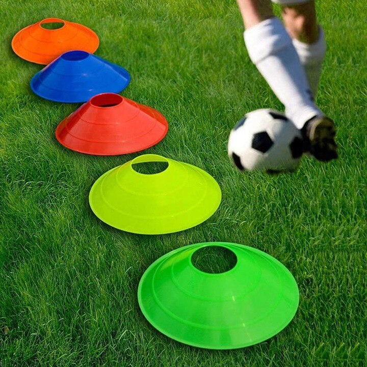 Set jaloane tip con, Zola®, cauciuc flexibil, cu suport, 50 bucati ...