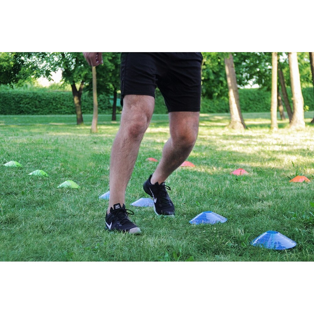 Set jaloane tip con, Zola®, cauciuc flexibil, cu suport, 50 bucati ...