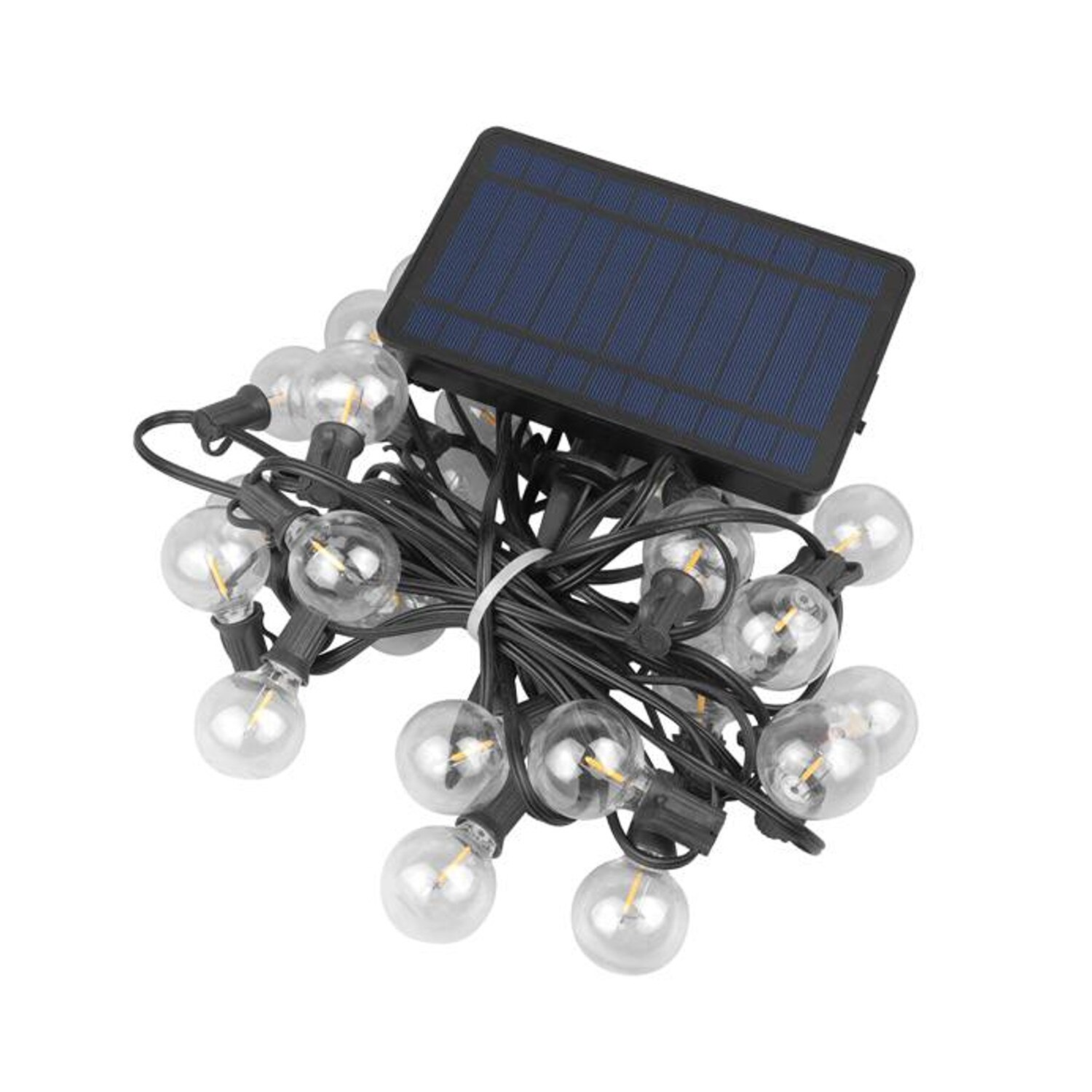 Ghirlanda solara exterioara, Moon, 25 LED, USB, 7.5 m, negru - eMAG.ro