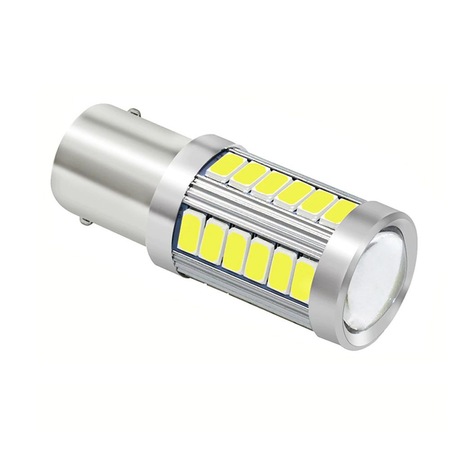 Bec Led Auto Techstar® BA15S, 1156, Alb Rece, 6000K, 12V, 660 lm - eMAG.ro