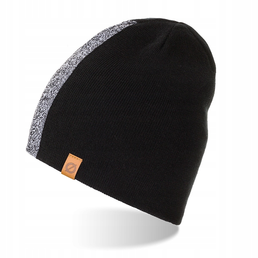 Caciula de iarna pentru barbati, Brodrene, Acril, 56-60 cm, Negru/Gri ...