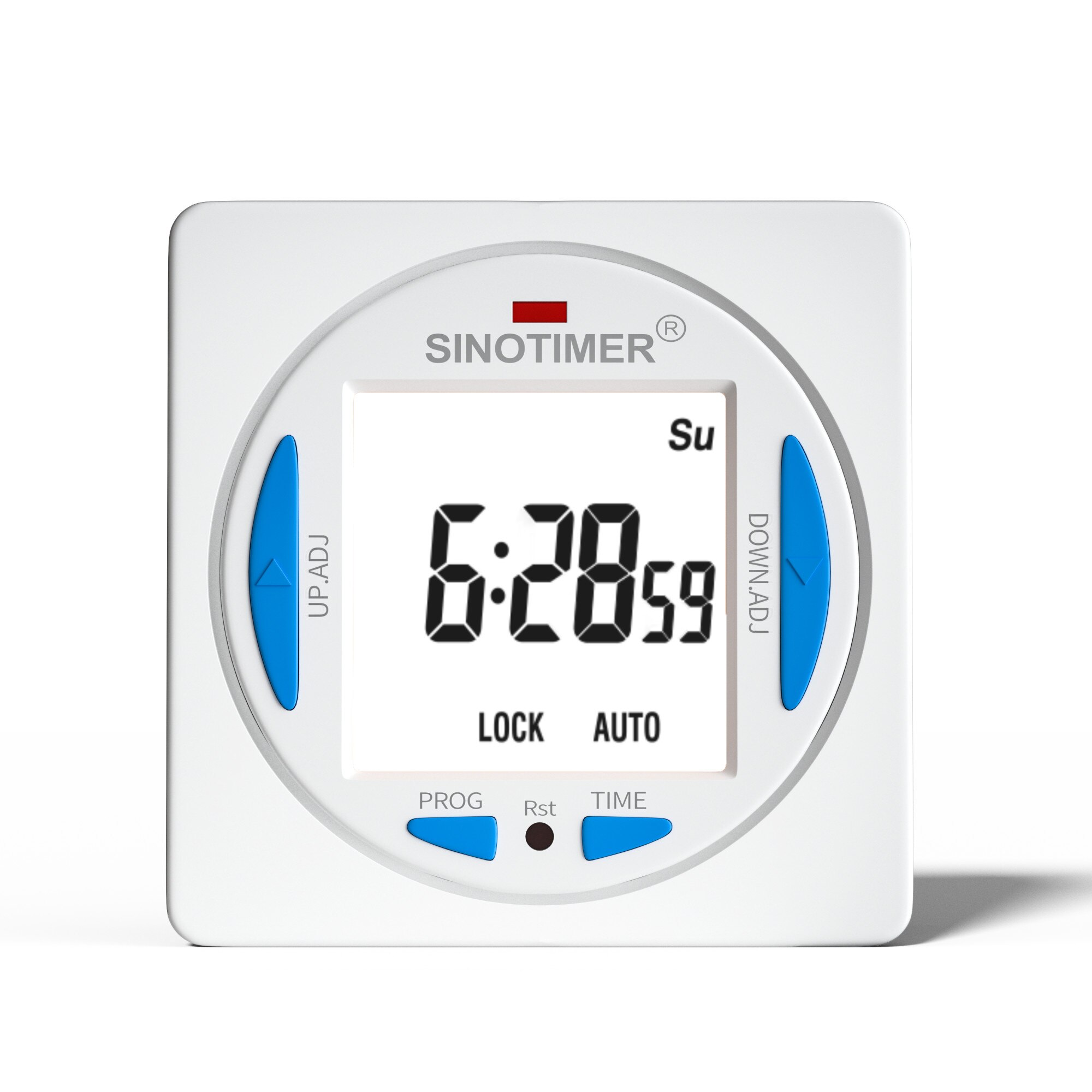 Releu digital cu temporizator 24h Sinotimer, 50/60Hz, cu tensiune personalizata 5/12/24VDC ...