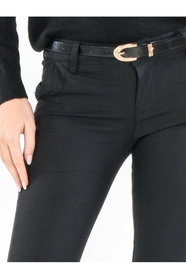 Pantaloni Office Dama Heba Negru - eMAG.ro