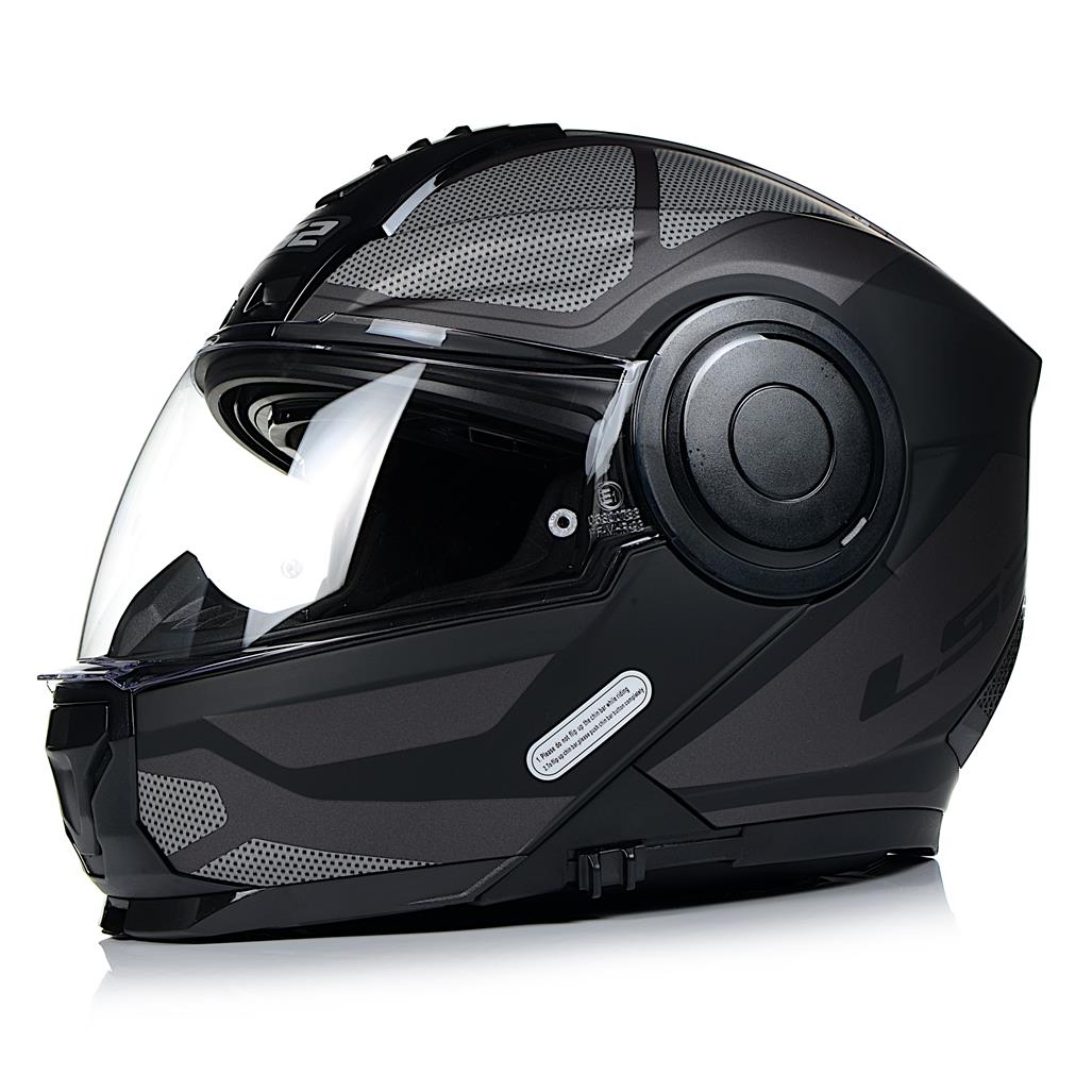 Casca moto, LS2, FF902 Scope, Protectie UV, ABS, Negru gri XL 61-62cm ...