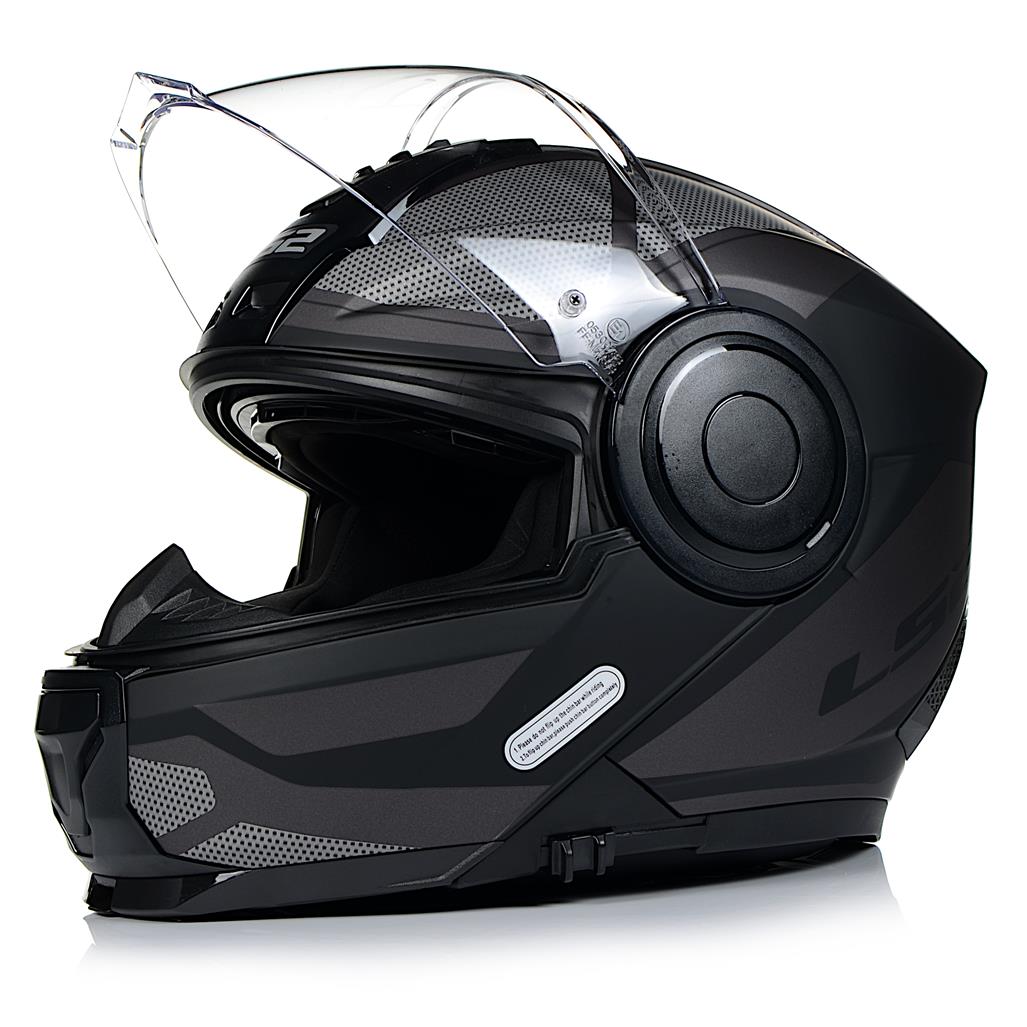 Casca moto, LS2, FF902 Scope, Protectie UV, ABS, Negru gri XL 61-62cm ...
