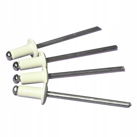 Pop nituri din aluminiu 4x8, alb, cap plat, 100 bucati - eMAG.ro