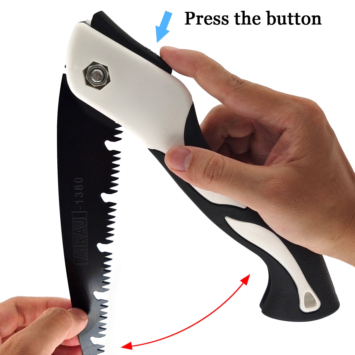 Professzionális összecsukható fűrész, 180 mm, kék - eMAG.hu