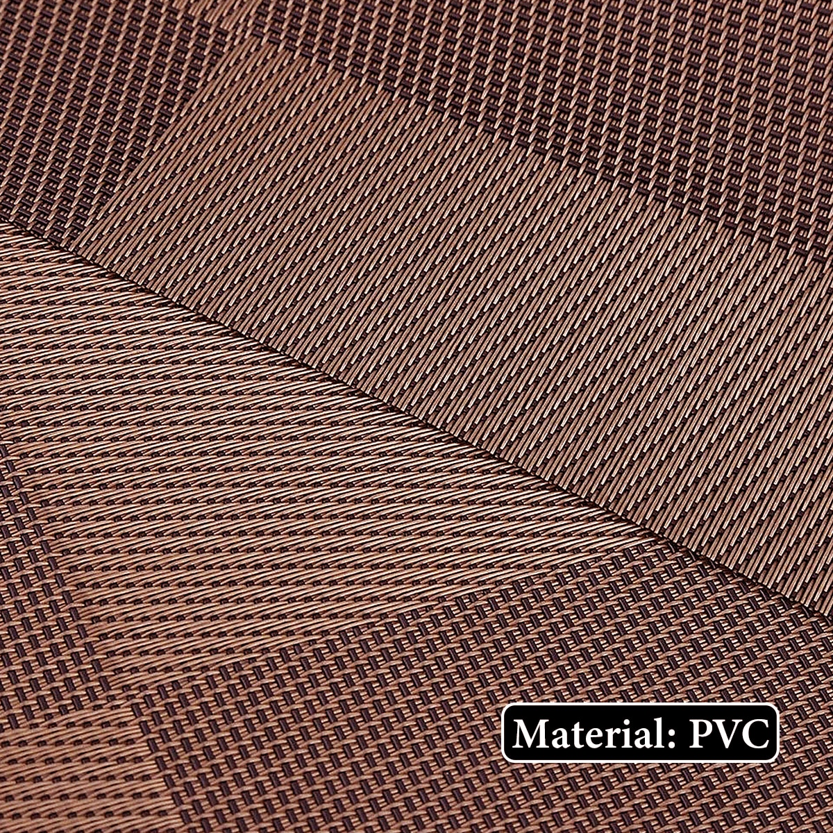 Set 4 covorase antiderapante, PVC, 30x45 cm, Maro - eMAG.ro